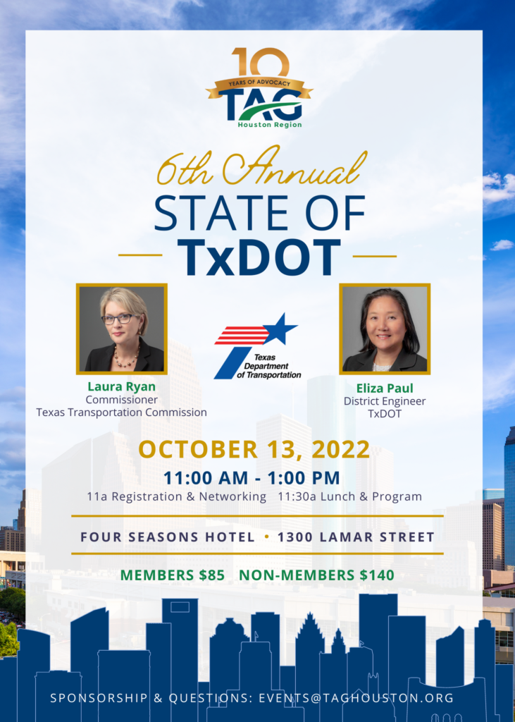 6th Annual State of TxDOT - TAG Houston